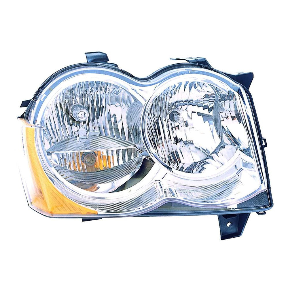 Front Right Passenger Side Halogen Headlight Assembly 2008-2010 Jeep G ...
