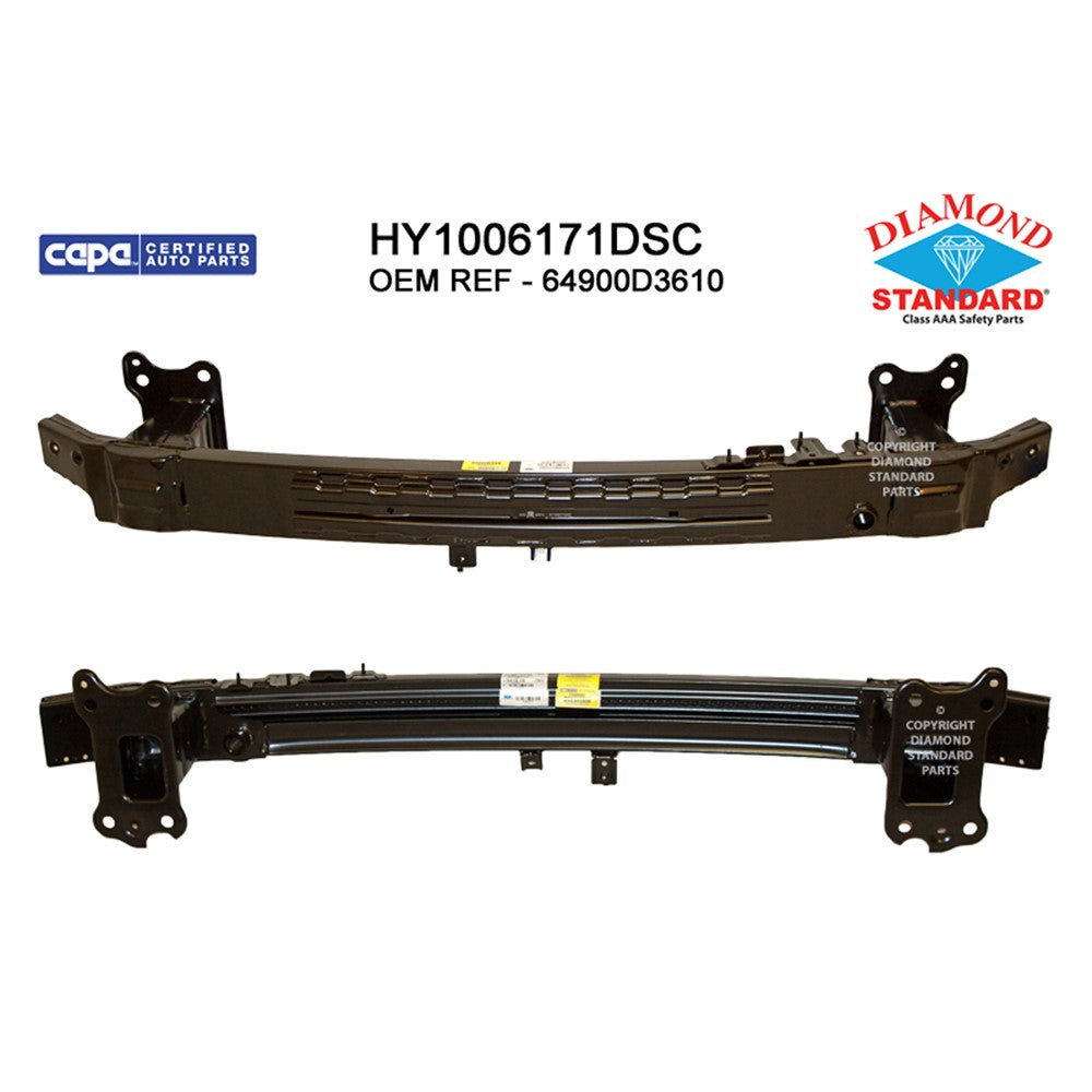 Front Bumper Impact Bar 2019-2021 Hyundai Tucson – Parts Avenue