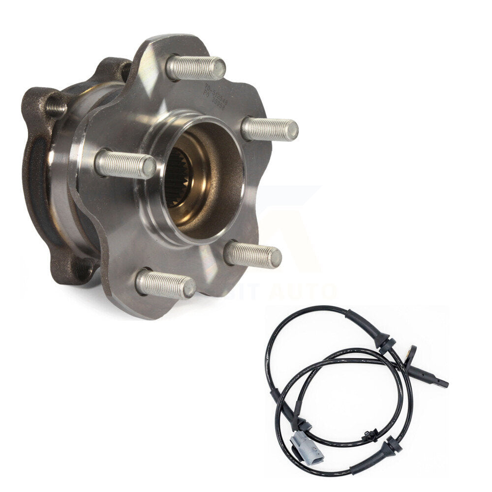 Rear Wheel Bearing Hub Assembly/ABS Sensor Kit 2013-2020 INFINITI JX35 ...