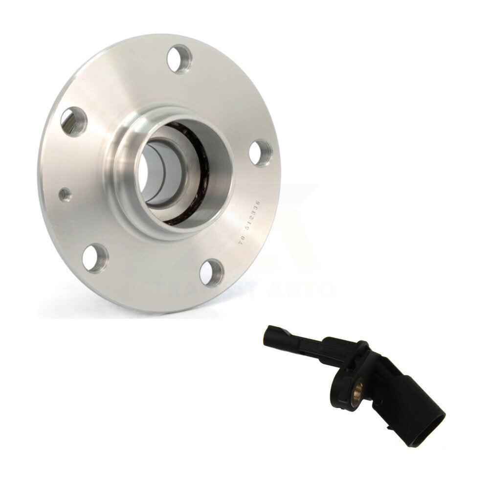 Rear Wheel Bearing Hub Assembly/ABS Sensor Kit 2006-2017 Volkswagen Be ...