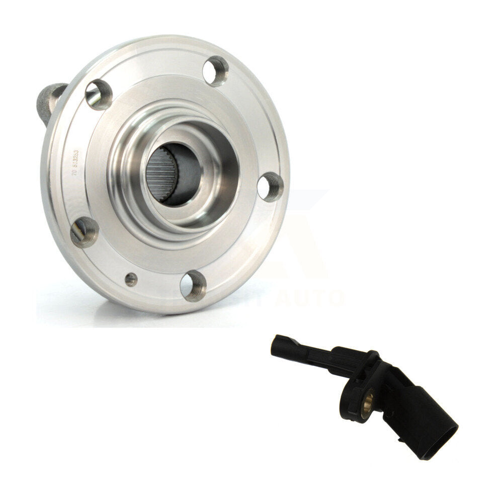 Wheel Hub Bearing & Sensor Rear Kit For Volkswagen Passat CC Audi A3 Q ...