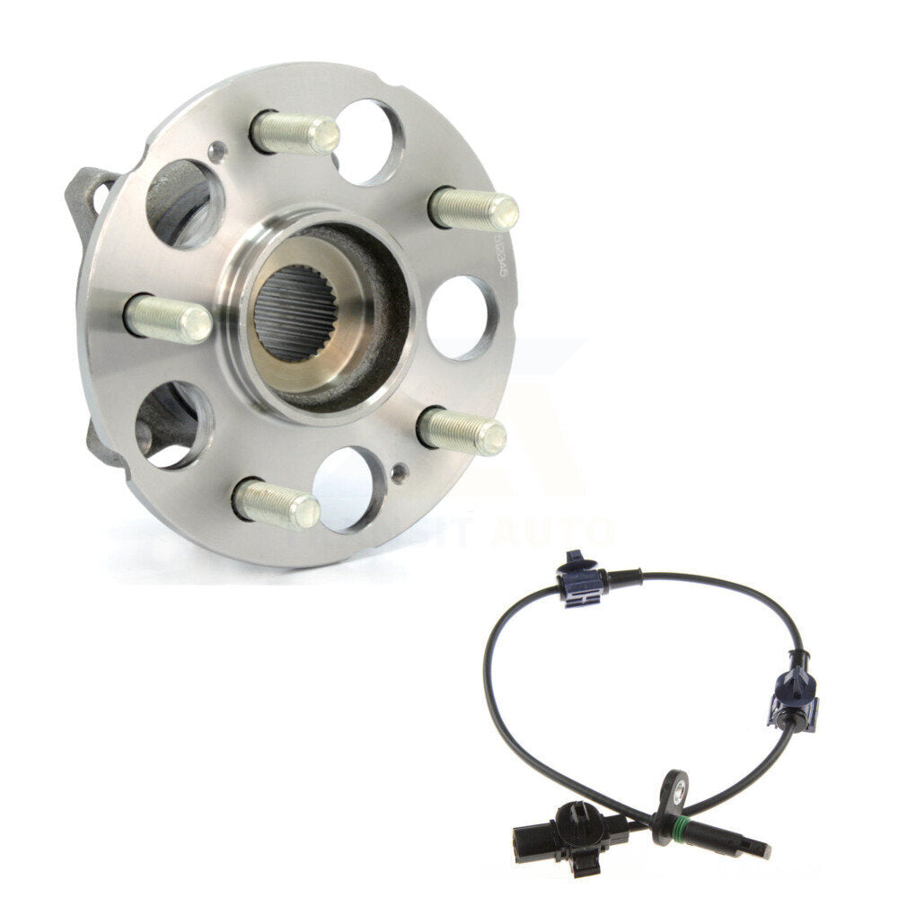 Wheel Hub Bearing Sensor Rear Kit For 07-11 Honda CR-V 4WD with 2.4L 4 ...