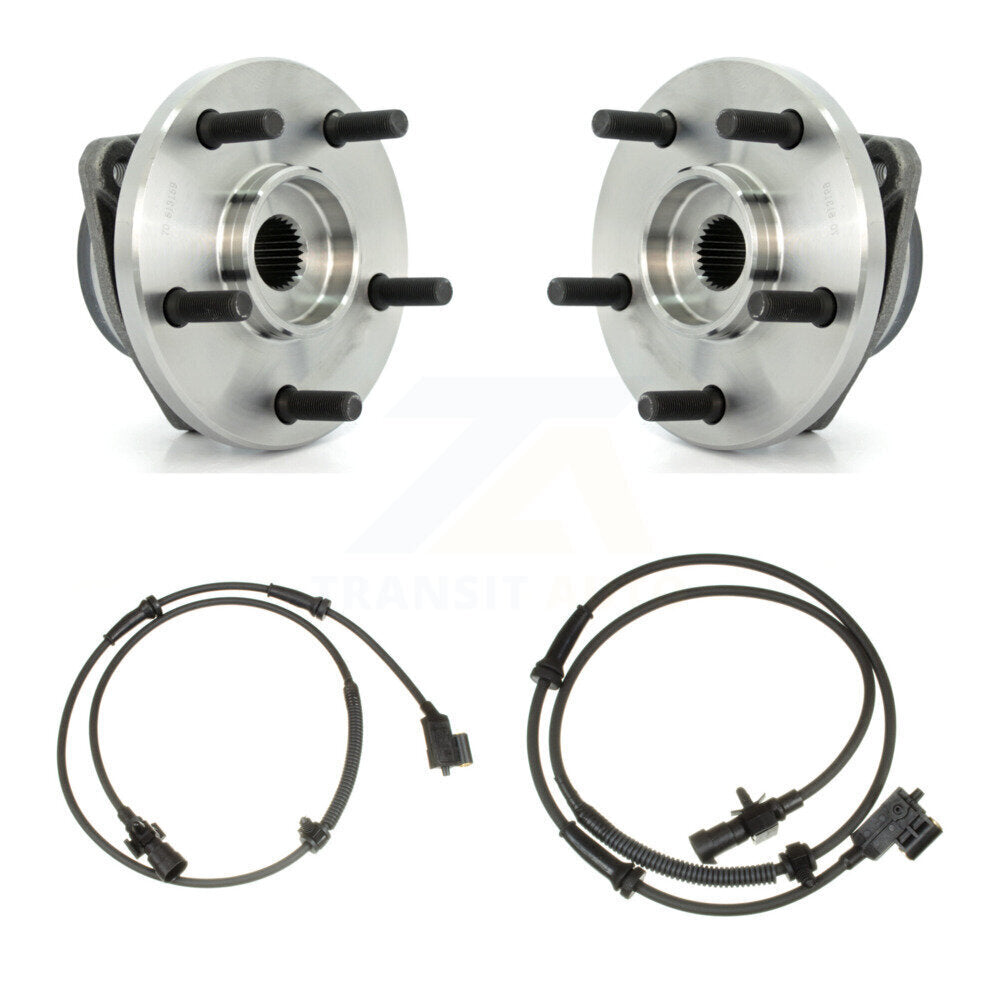 Wheel Hub Bearing & Sensor Front Kit For 99-04 Jeep Grand Cherokee wit ...