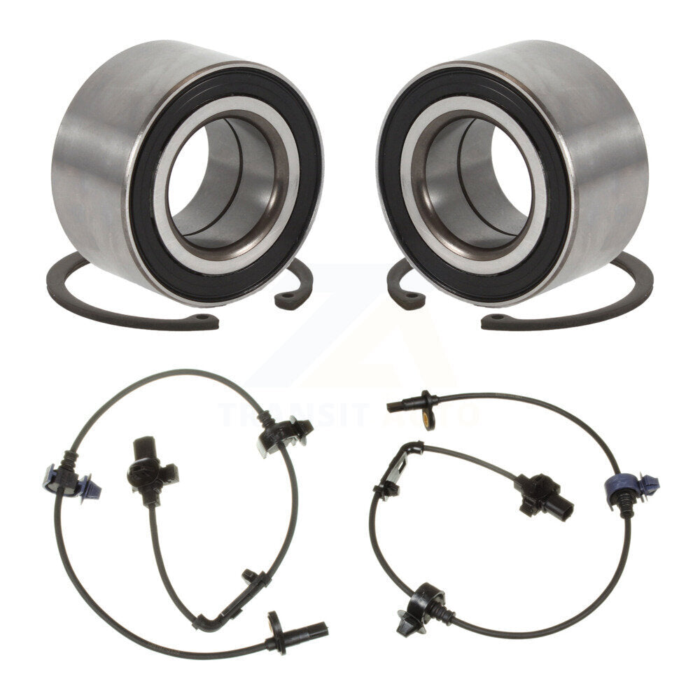 Wheel Bearing & Sensor Front Kit For Honda Civic Not Built in Japan wi ...