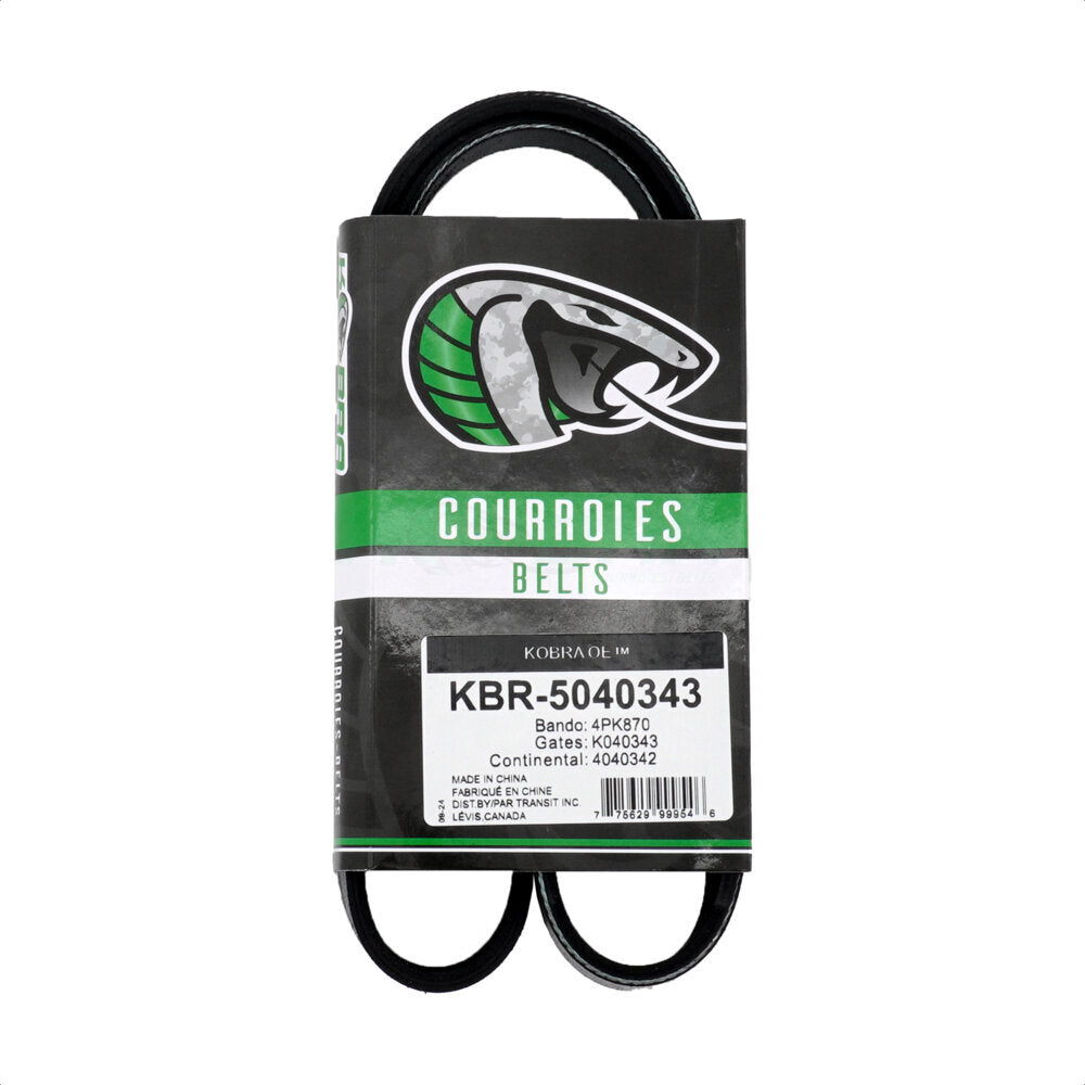 Serpentine Belt KBR-5040343 For Toyota 4Runner Tacoma BMW X5 Corolla A ...