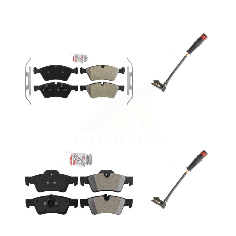 Ceramic Brake Pads Wear Sensor Front Rear Kit For Mercedes-Benz ML350 ...