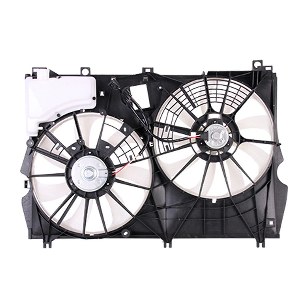 Radiator And Condenser Fan Assembly With Two Fans Side By Side Without ...