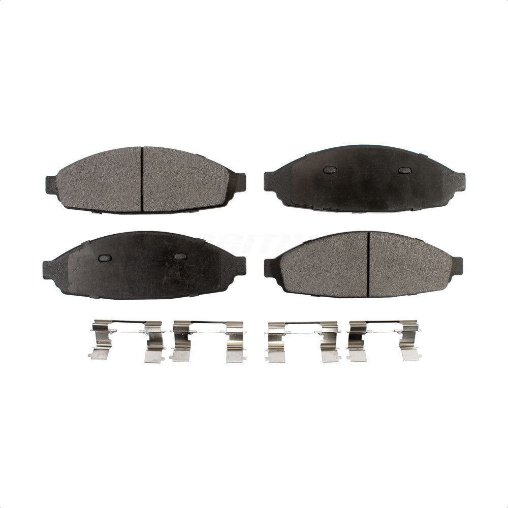 Front Semi-Metallic Disc Brake Pad 2003-2011 Ford Crown Victoria & Lin ...