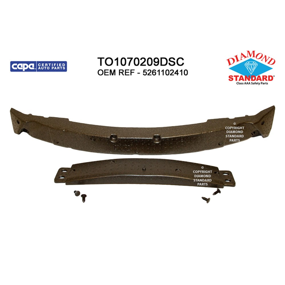 Front Bumper Impact Absorber 2017-2019 Toyota Corolla – Parts Avenue