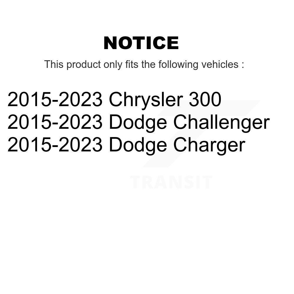 Wheel Bearing Hub Assembly Rear 70-512555 For Dodge Charger Challenger ...