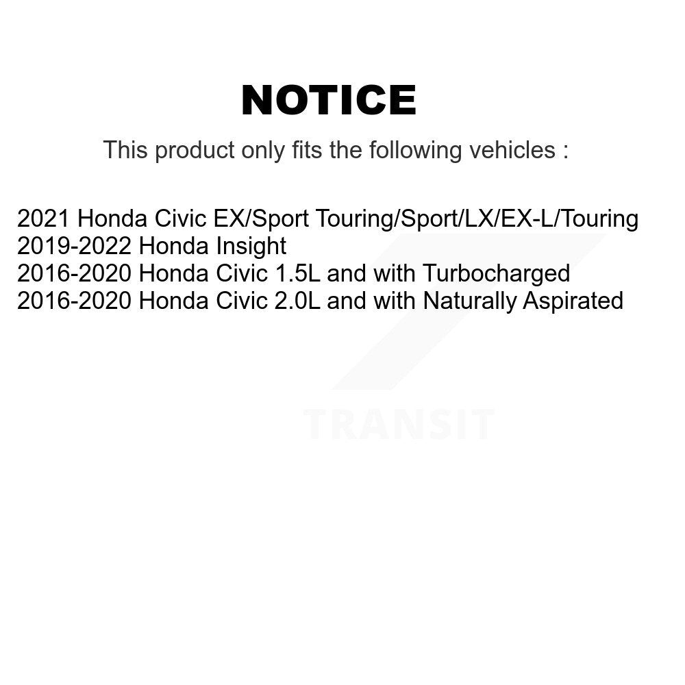 Wheel Bearing Hub Assembly Rear 70-512570 For Honda Civic Insight ...