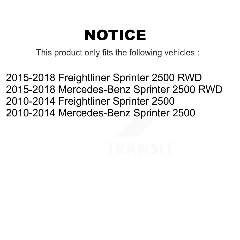 Rear Shock Absorber 2010-2018 Mercedes-Benz Sprinter 2500 K78PA-710111 ...